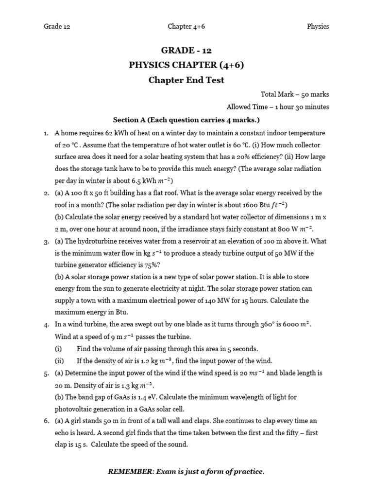 Phy Chapter Four+six CET | PDF