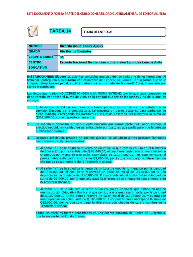 Tarea 14 Guber | PDF