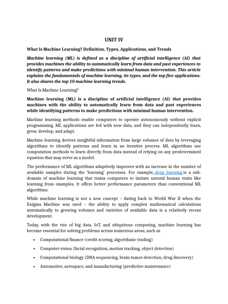 Unit Iv | PDF