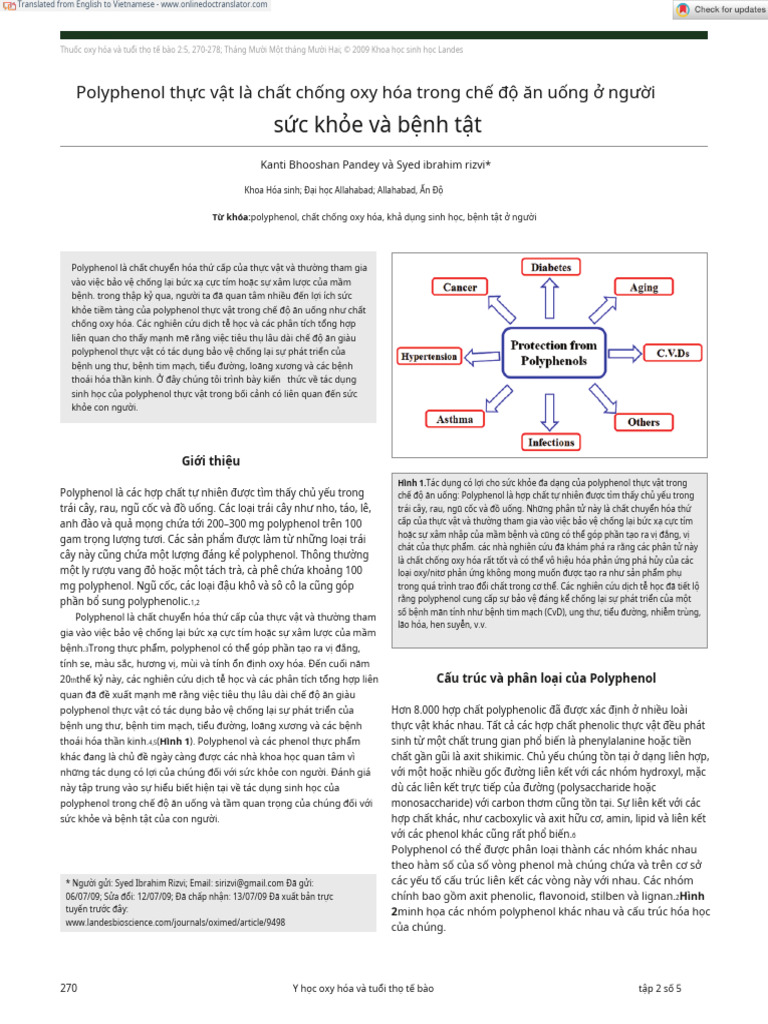 Oxidative Medicine and Cellular Longevity - 2000 - Pandey - Plant ...
