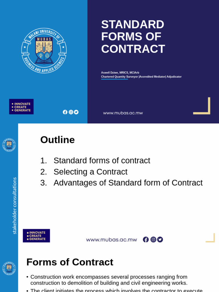Forms of Contract-1 | PDF