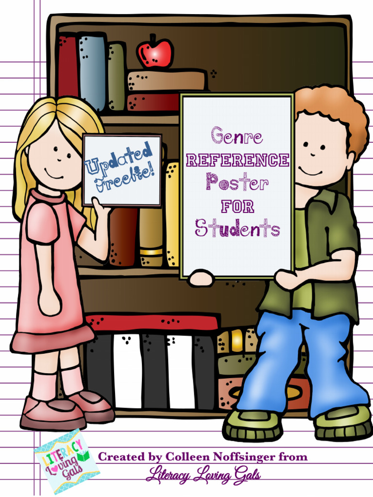 Genre Reference Poster For Students: Upda Ted Freeb Ie! | PDF