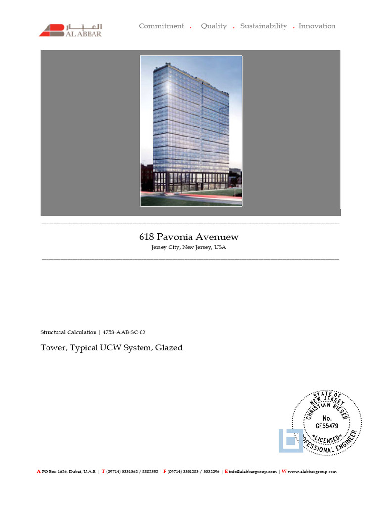 Tower, Typical UCW System, Glazed | PDF