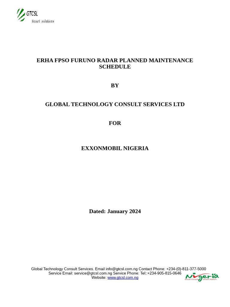 ERHA FPSO PMS Rev 1 | PDF