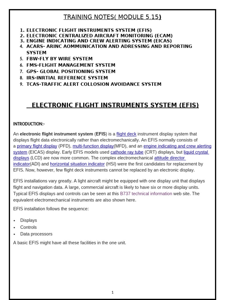 5.15 Typical Electronic Digital Aircraft System | PDF