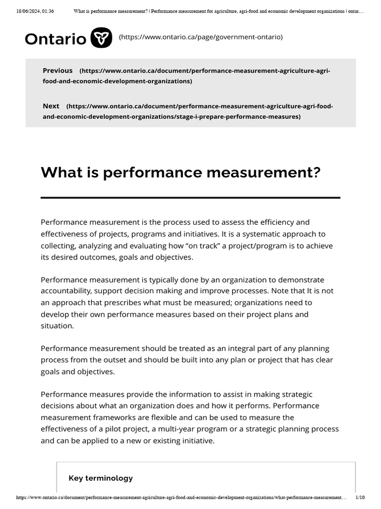 What Is Performance Measurement - Performance Measurement For ...