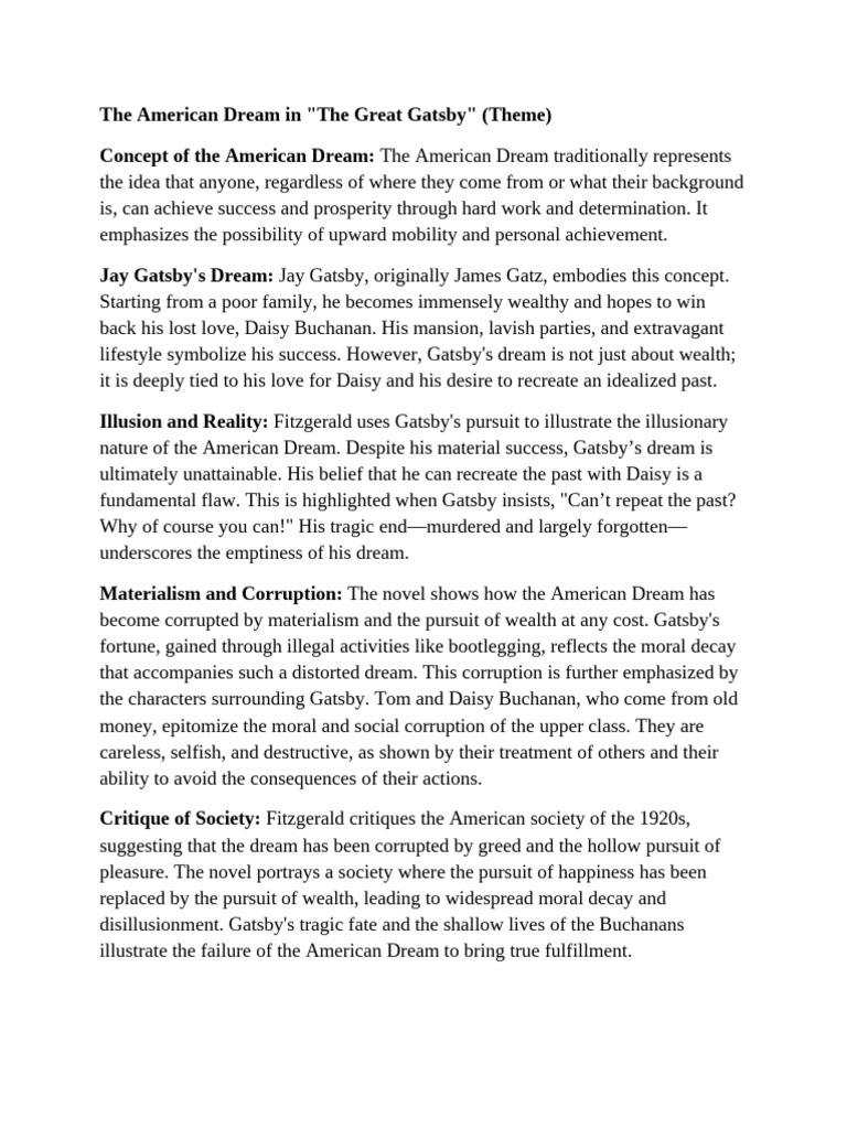 American Literature Final Term Notes | PDF