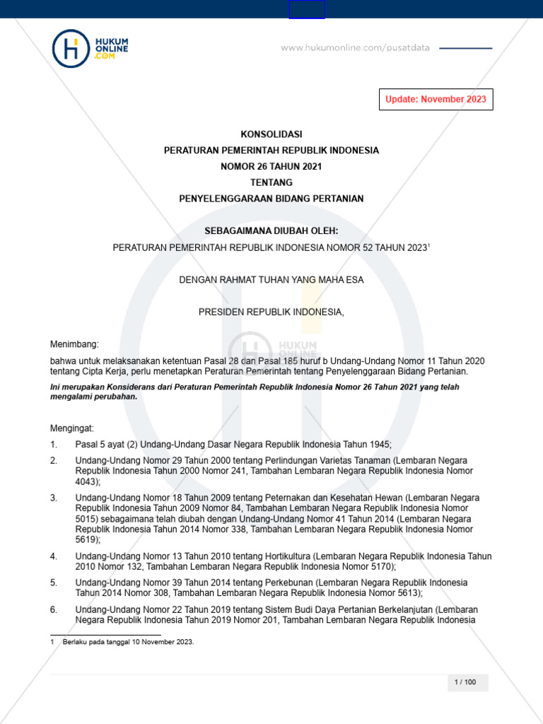 PP No 26 2021 KNS | PDF