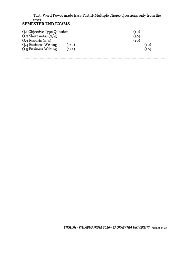 Sem5 B.A. English | PDF