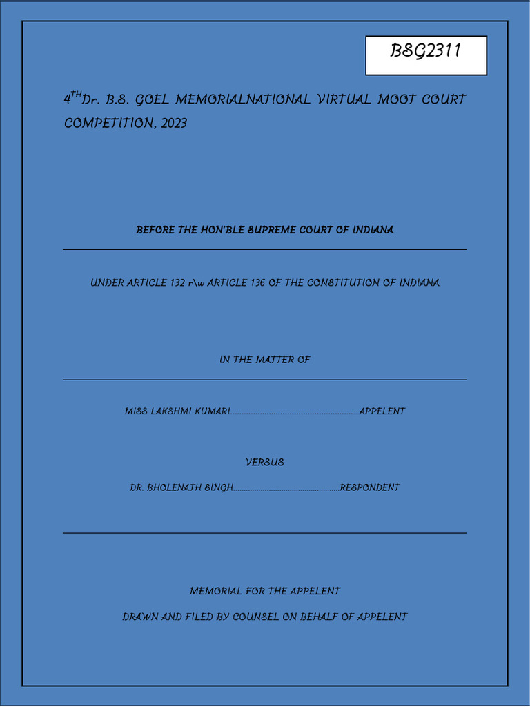 4th Dr.b.s. Goel Memorial 1 (1) 0 | PDF