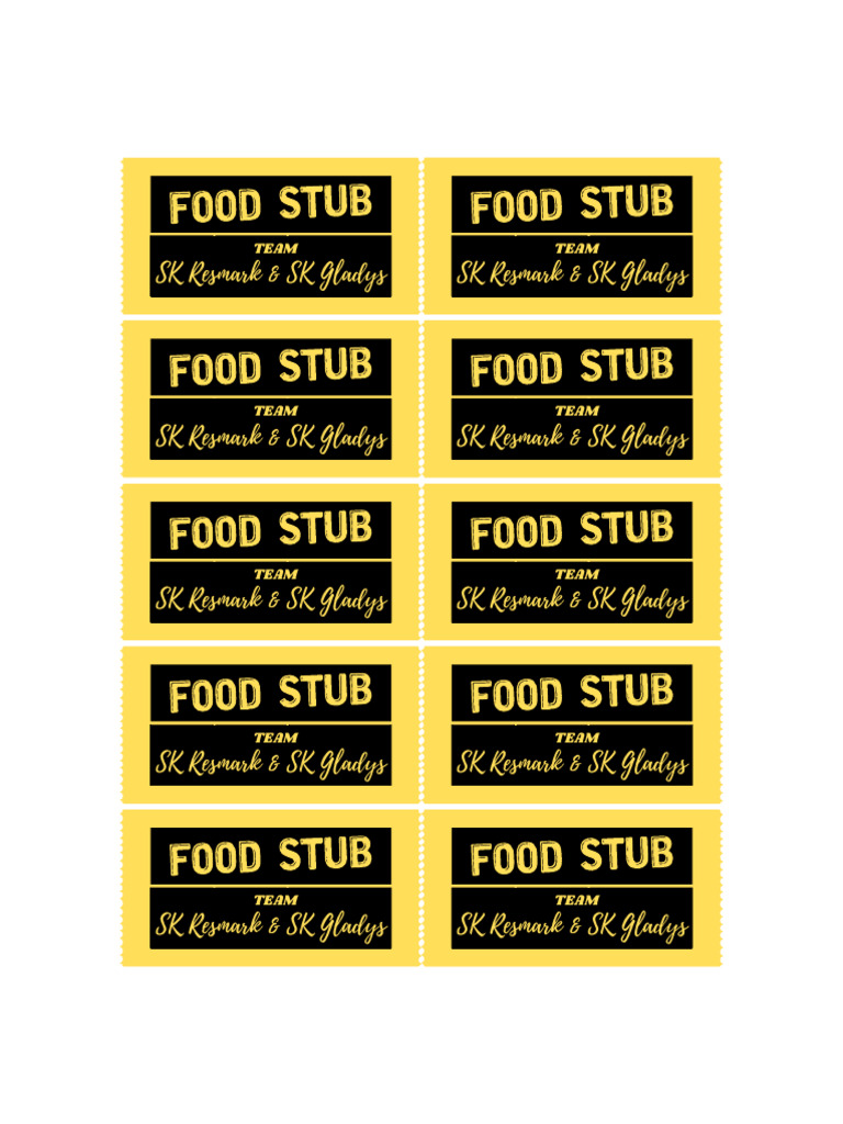 LNK Food Stub | PDF