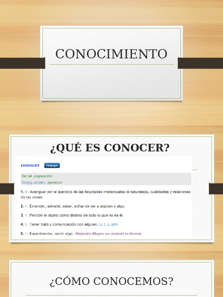 CONOCER | PDF