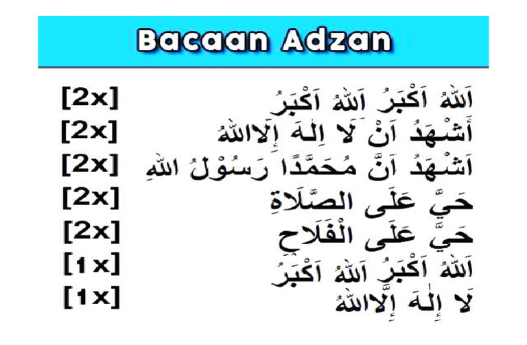 Bacaan Adzan | PDF