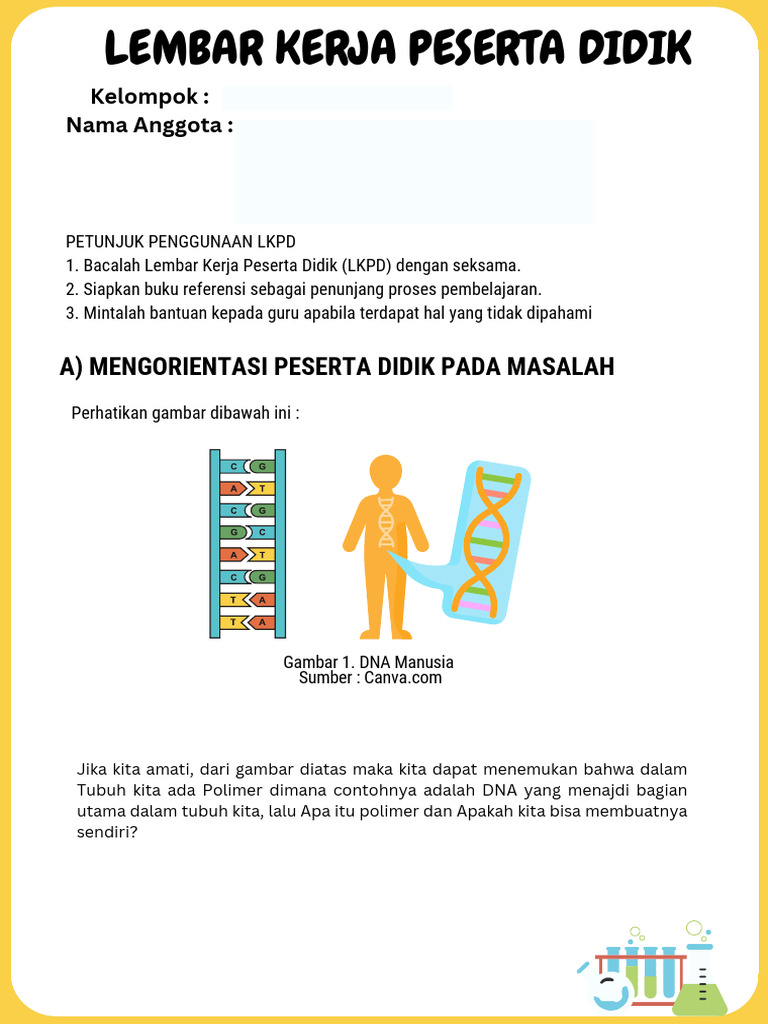 LKPD Makromolekul (Polimer) | PDF