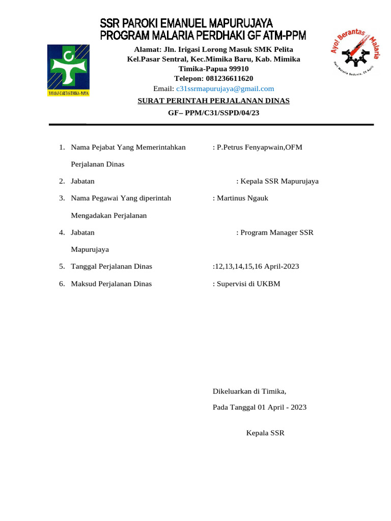 SSPD Supervisi PM Fa | PDF