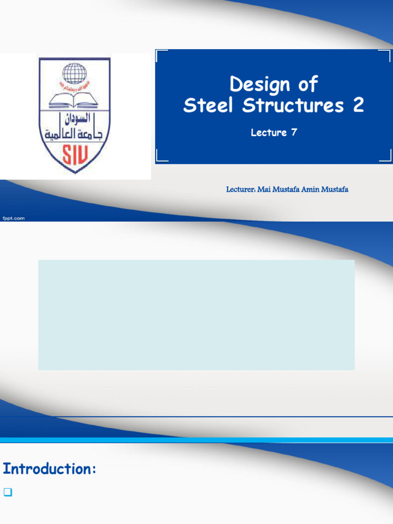Design of Steel 2-Lec7 | PDF