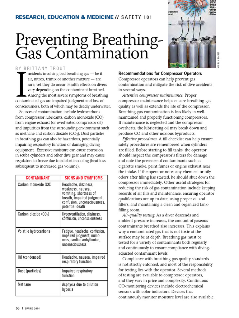 Gas Contamination | PDF