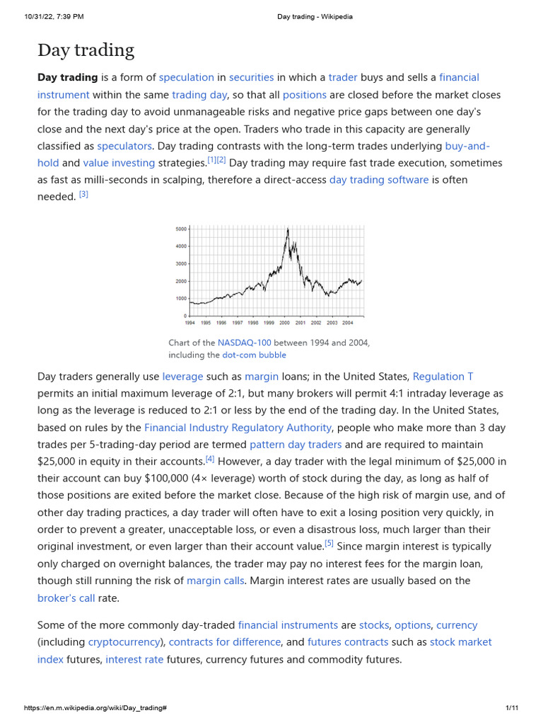 Day Trading | PDF