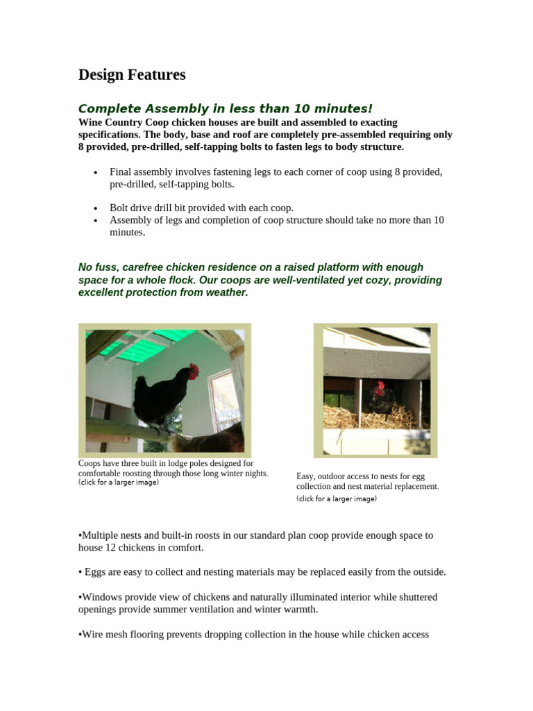 Design Features | PDF