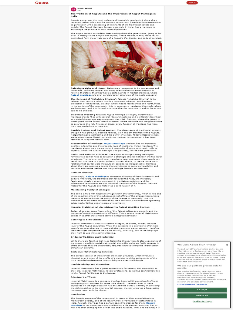 Rajput Marriage Traditions and Rituals | PDF | Marriage | Http Cookie