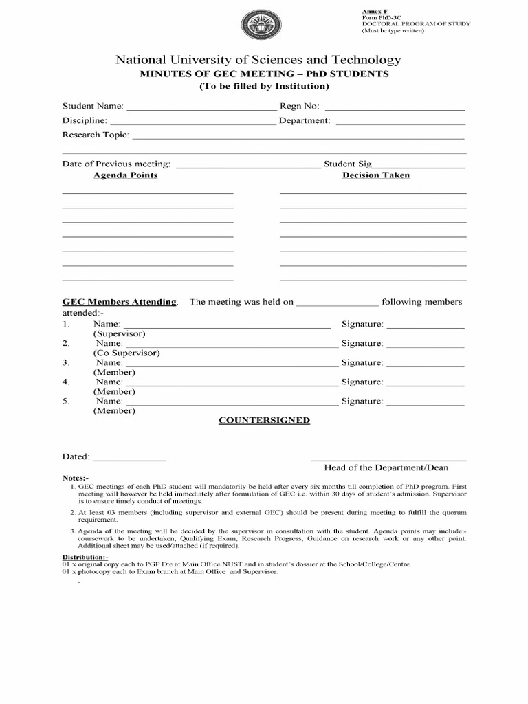 5 Annex F PHD Form 3C | PDF