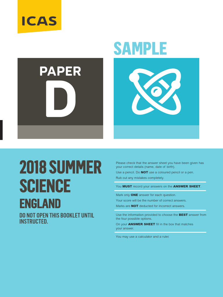 UNSW Sample Science Paper D | PDF