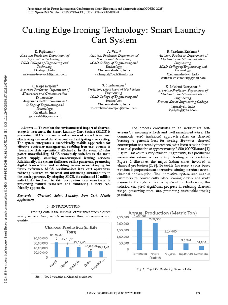 Cutting Edge Ironing Technology Smart Laundry | PDF