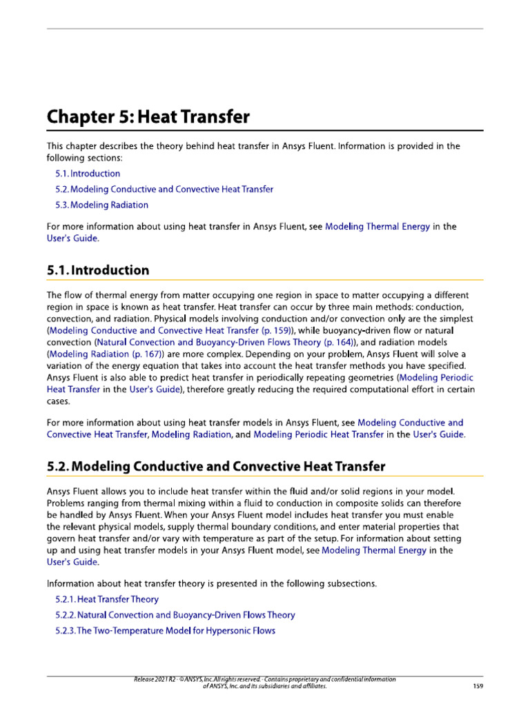 Ansys Fluent Theory Guide - Chapter 5 | PDF