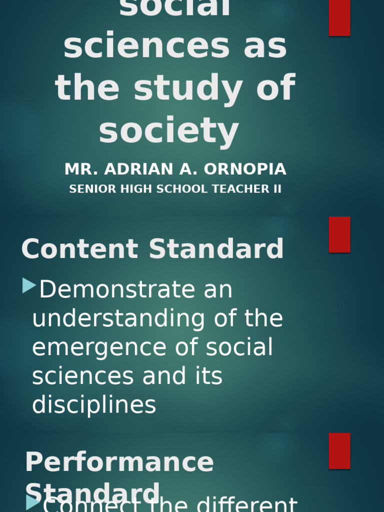 Diss 11-Quarter 1 - Lesson 1 | PDF