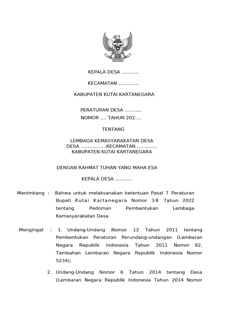 Draf Perdes LKD | PDF