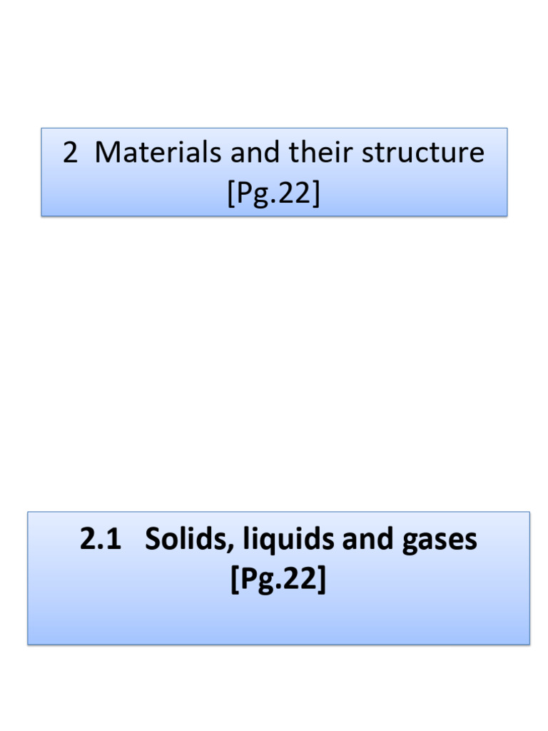 2.1 (Solids .Liquid, Gases) | PDF