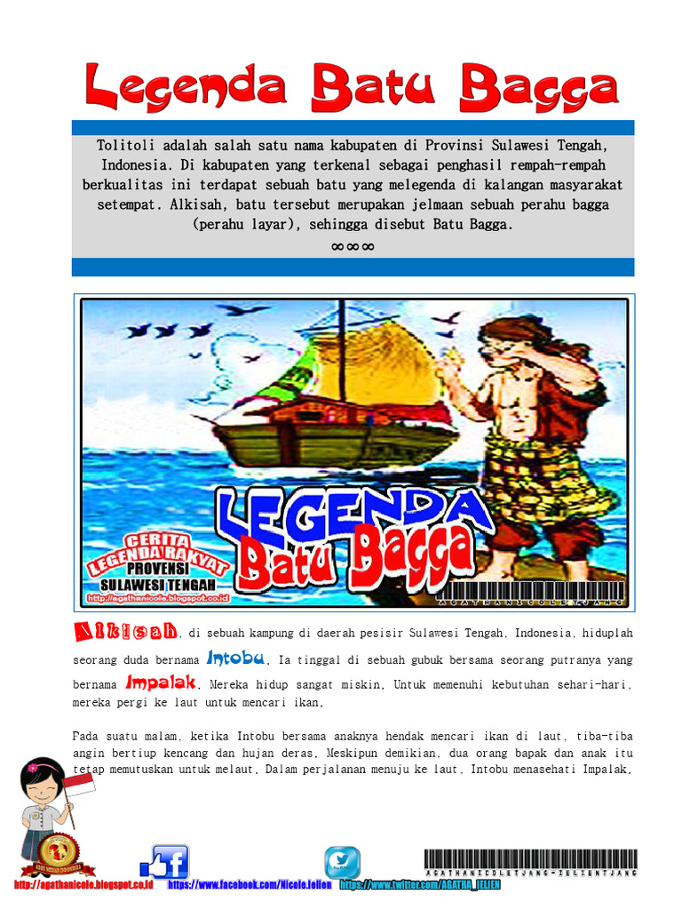 Legenda Sulawesi Tengah - Legenda Batu Bagga | PDF