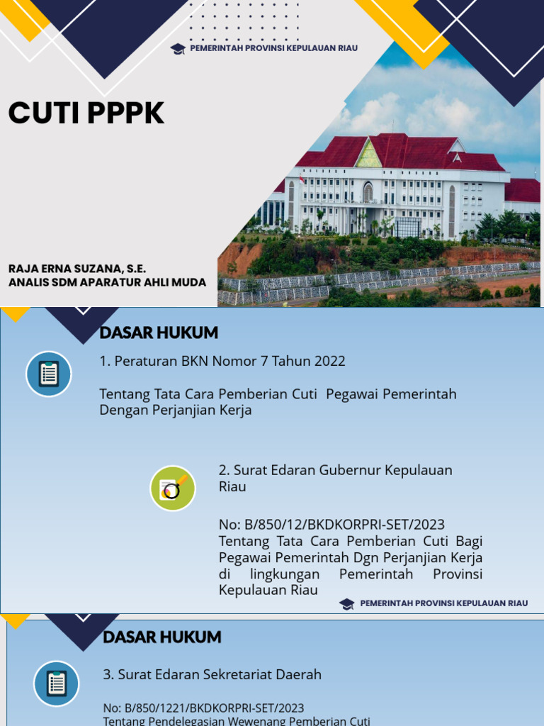 Sosialisasi Cuti PPPK | PDF