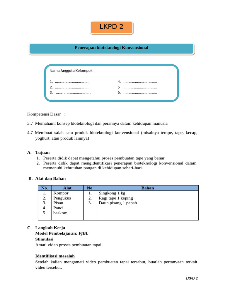 LKPD 2 | PDF