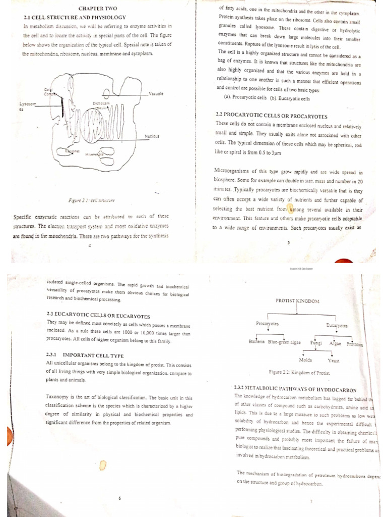 Cell Structure and Psychology | PDF