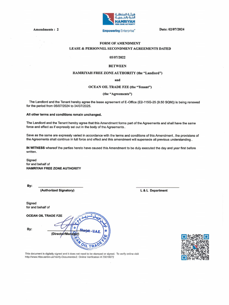 Lease Agreement 2025 | PDF