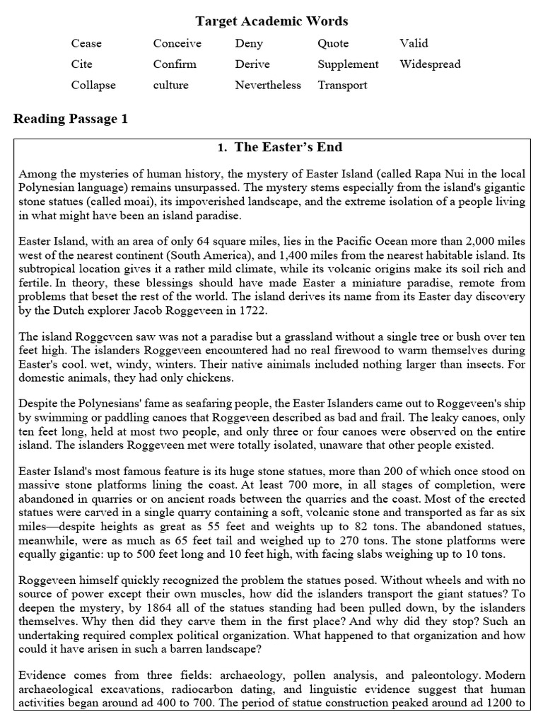 Reading Passages - Synthesizing Information | PDF