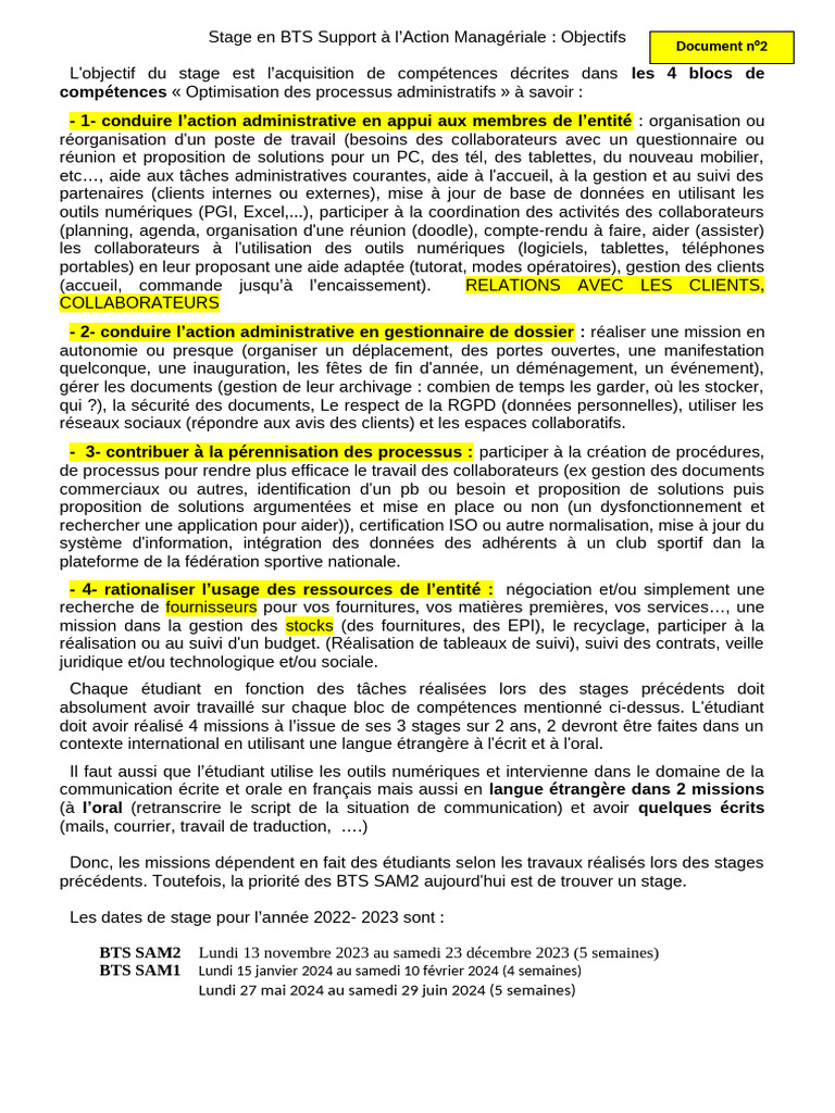 2 E4 Des Exemples de Missions Par Comp Tence | PDF