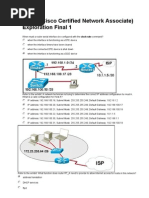 Ccna1 Practice Final Exam | PDF | Ip Address | Computer Network