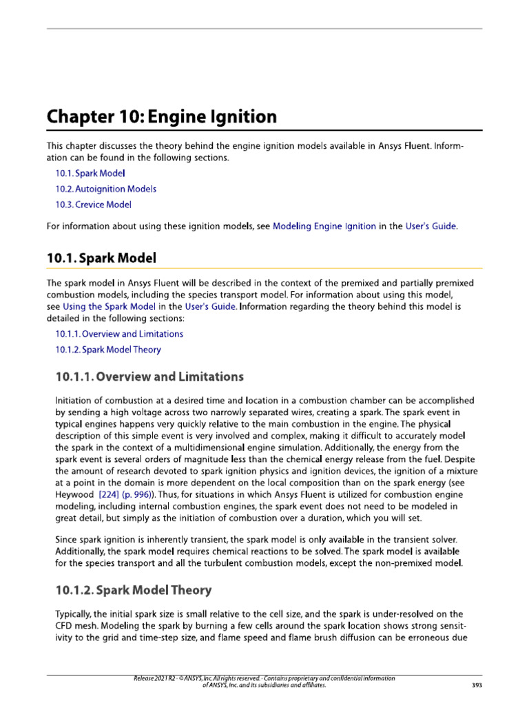 Ansys Fluent Theory Guide - Chapter 10 | PDF