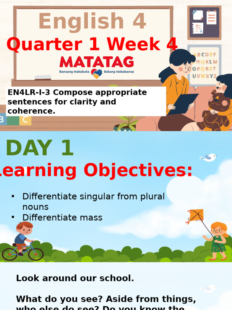 English4 Q1 Week4 | PDF