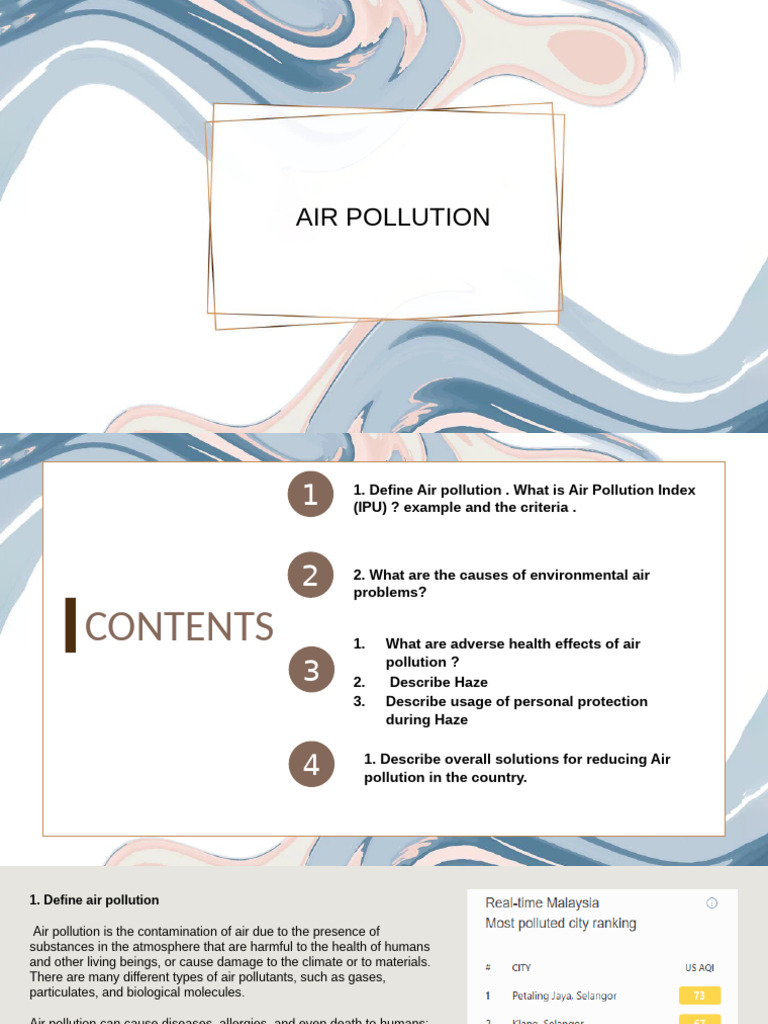 Commed Air Pollution | PDF | Air Pollution | Science & Mathematics