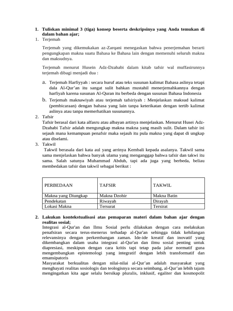 Analisis Modul Qurdis | PDF