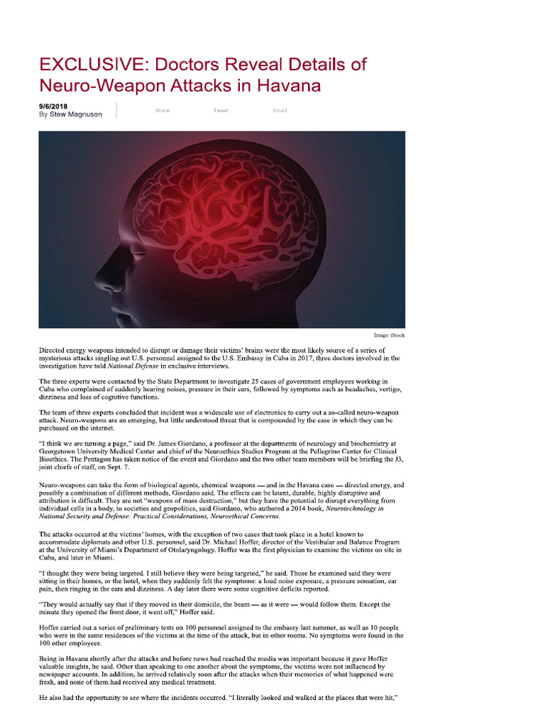 2018-06 EXCLUSIVE - Doctors Reveal Details of Neuro-Weapon Attacks in ...