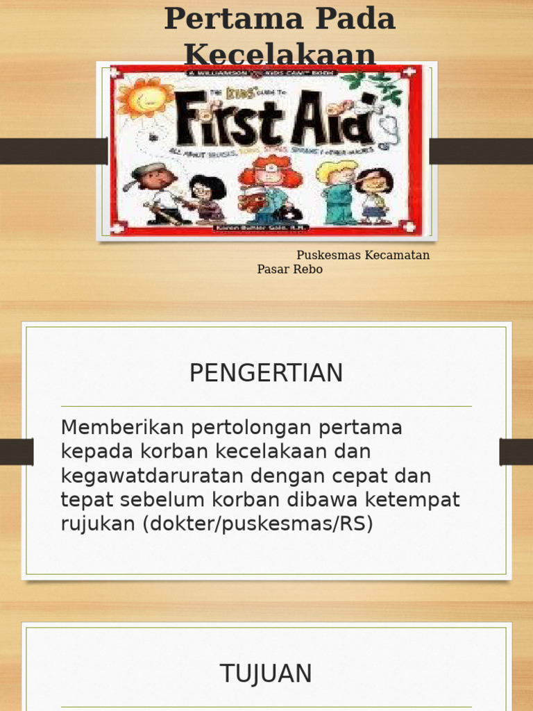 Pertemuan 6 Materi Pertolongan Pertama Pada Kecelakaan | PDF