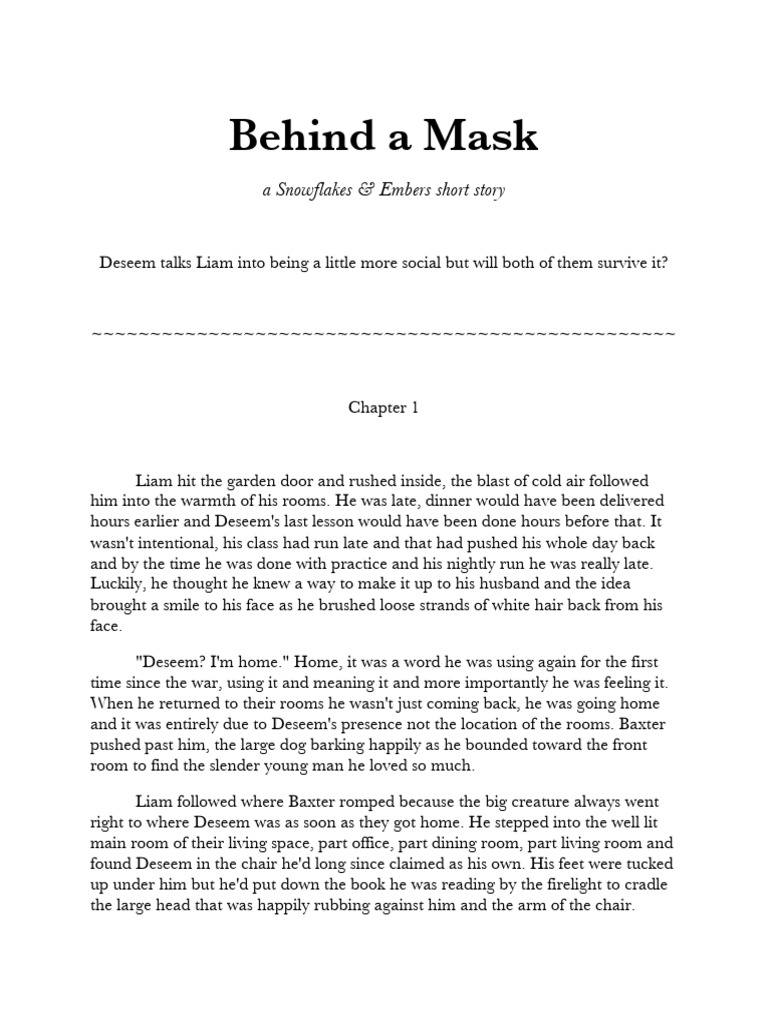 1.5 Behind A Mask | PDF