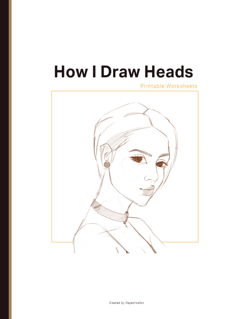How I Draw Heads - Printable Worksheet | PDF