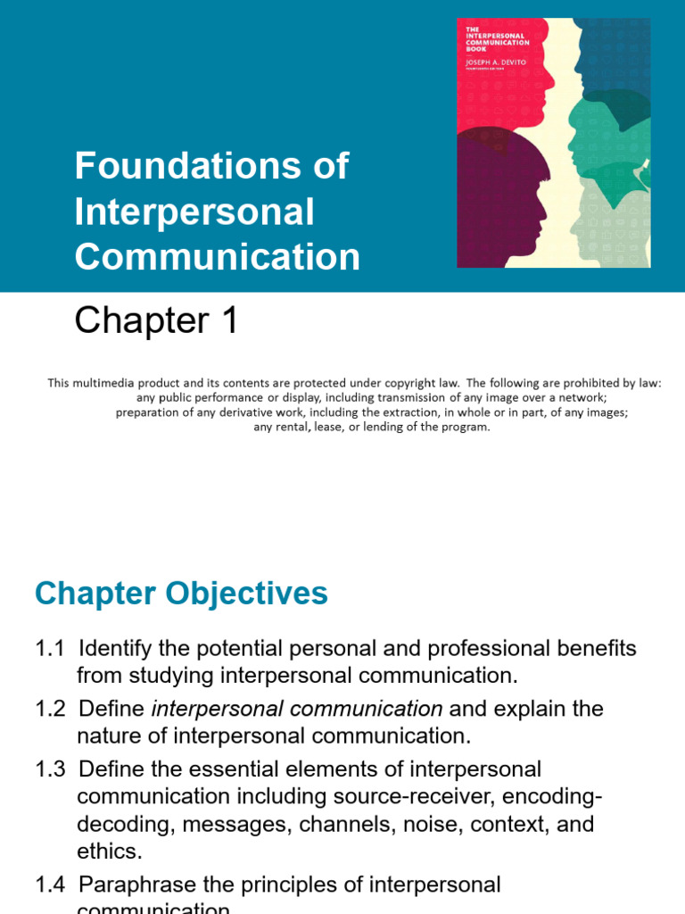 Foundations of Interpersonal Communication | PDF