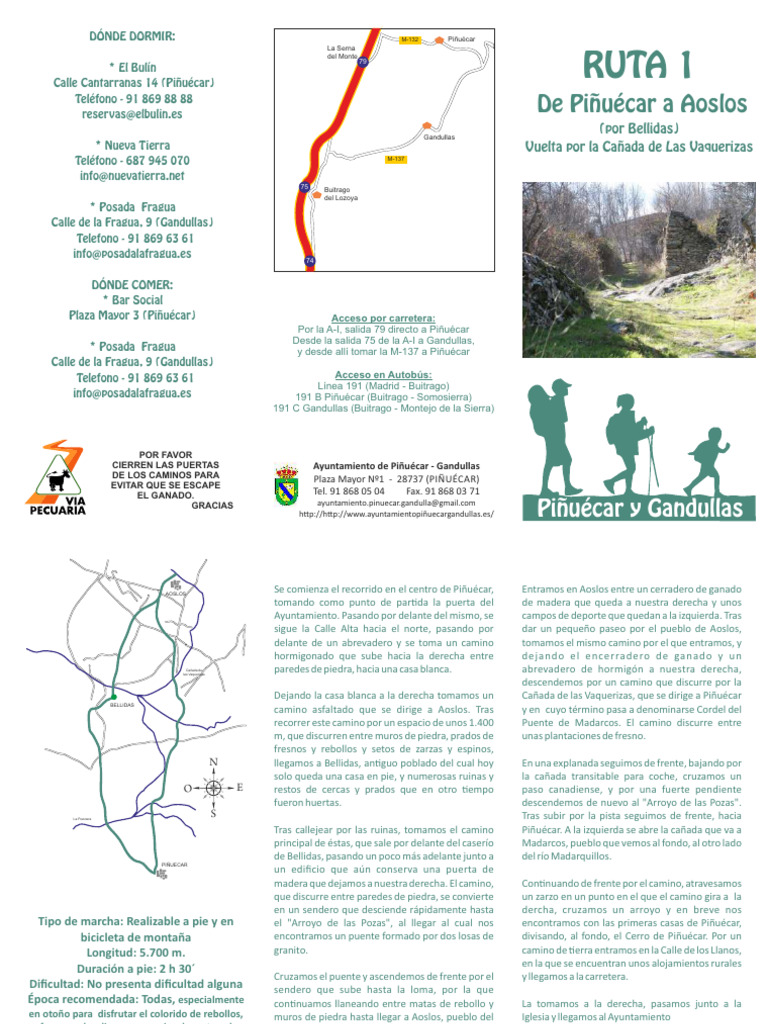 Rutas Pinuecar Gandullas | PDF