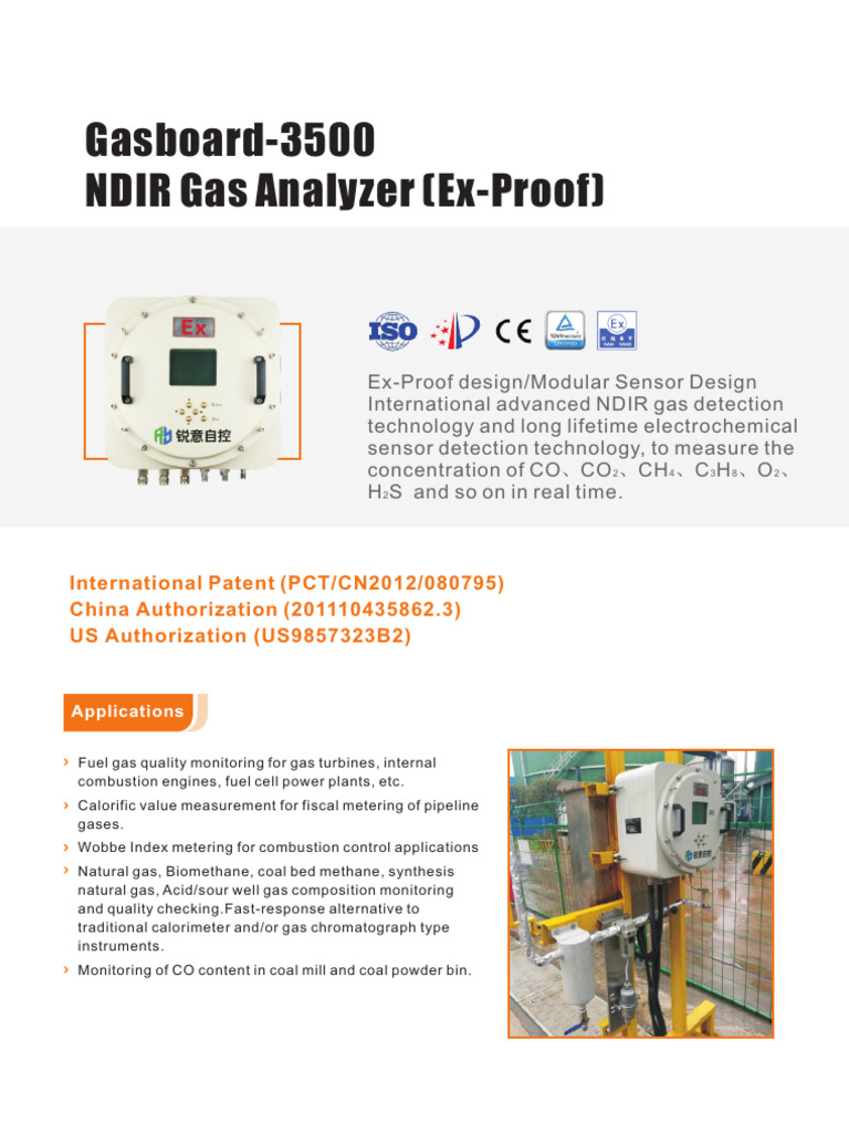 Gasboard-3500 NDIR Gas Analyzer | PDF